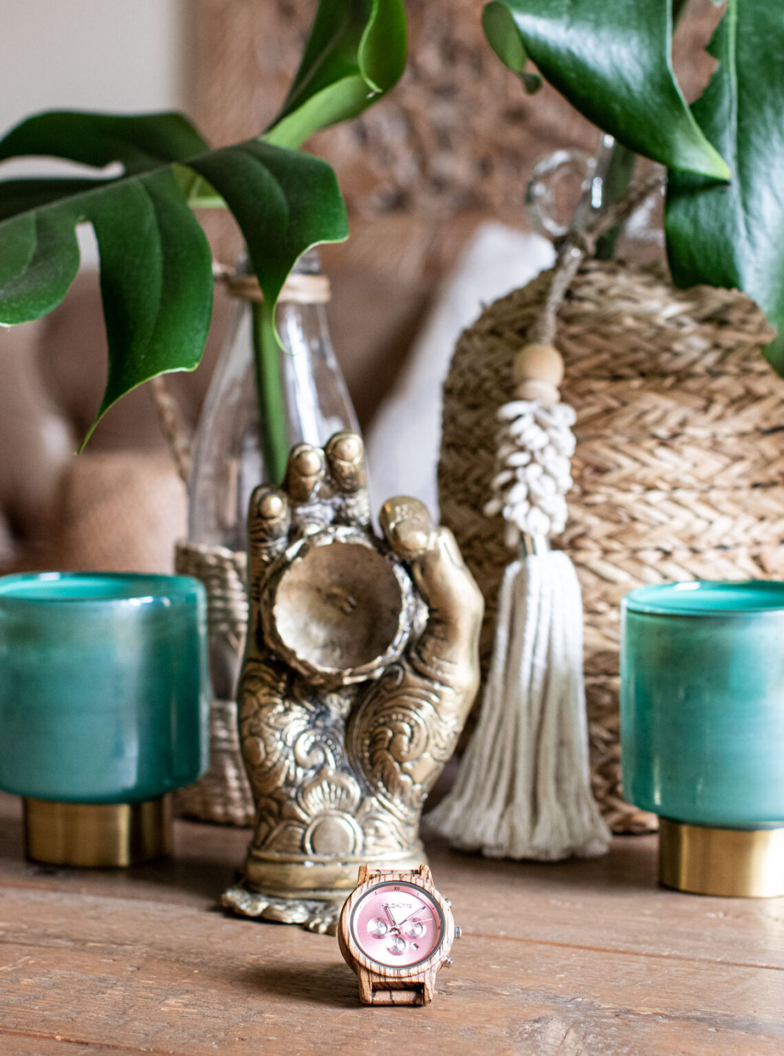 HOLZUHR MEETS BOHO-STYLE - Zeitgeist Living